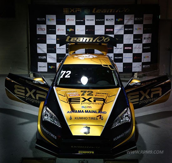 EXR팀106, GT버전 제네시스쿠페 첫 공개 - RPM9